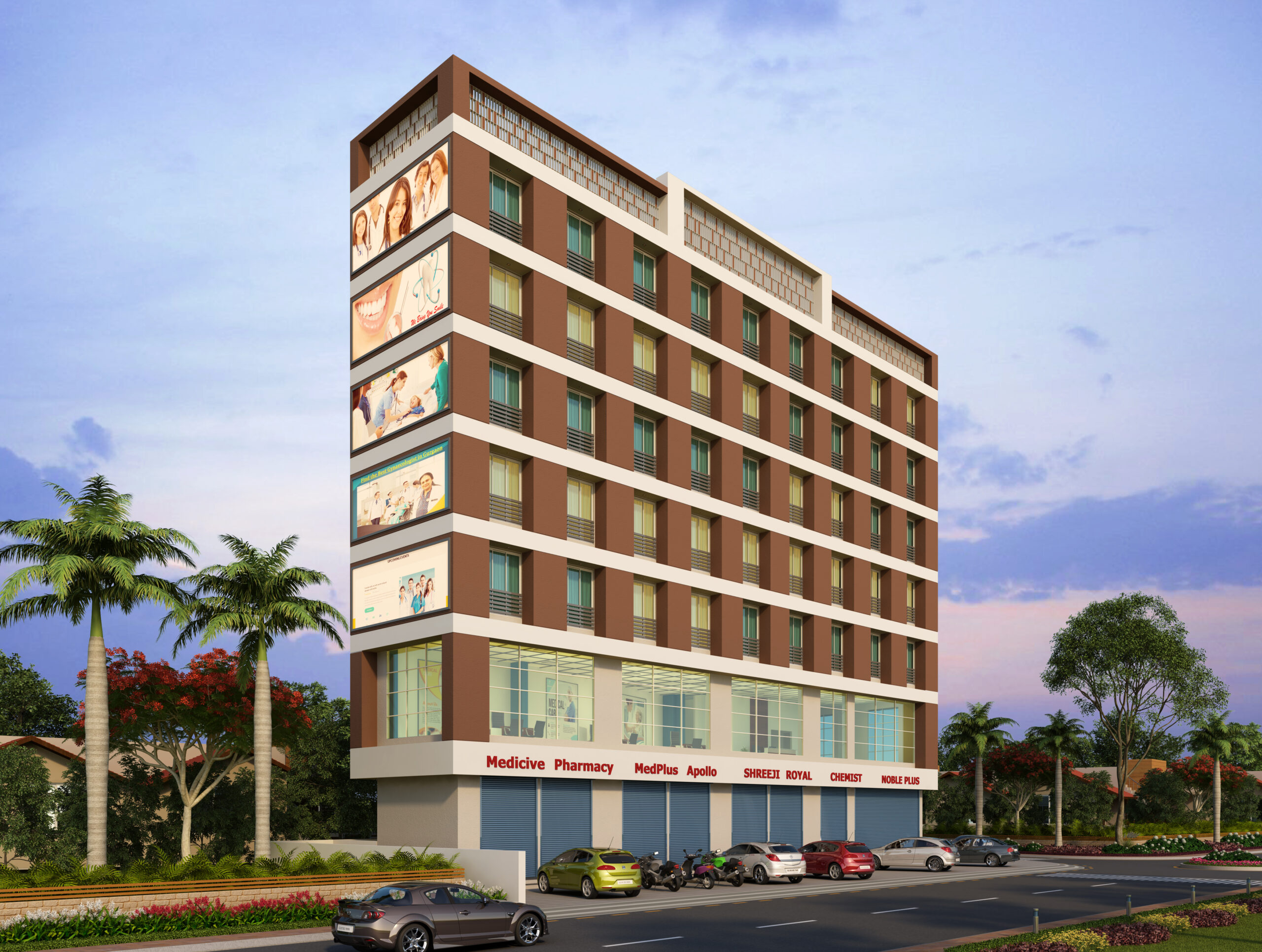 Medi Plus Commercial Complex | Sakshham Consultants
